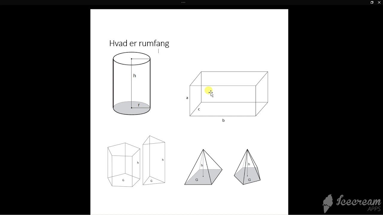 Hvad er rumfang - YouTube