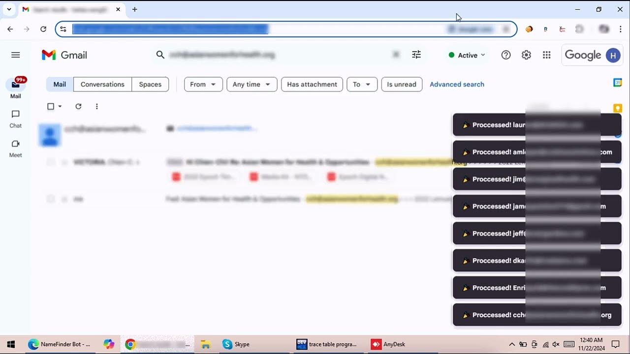 Automated Gmail Email Search and Contact Data Extraction - YouTube