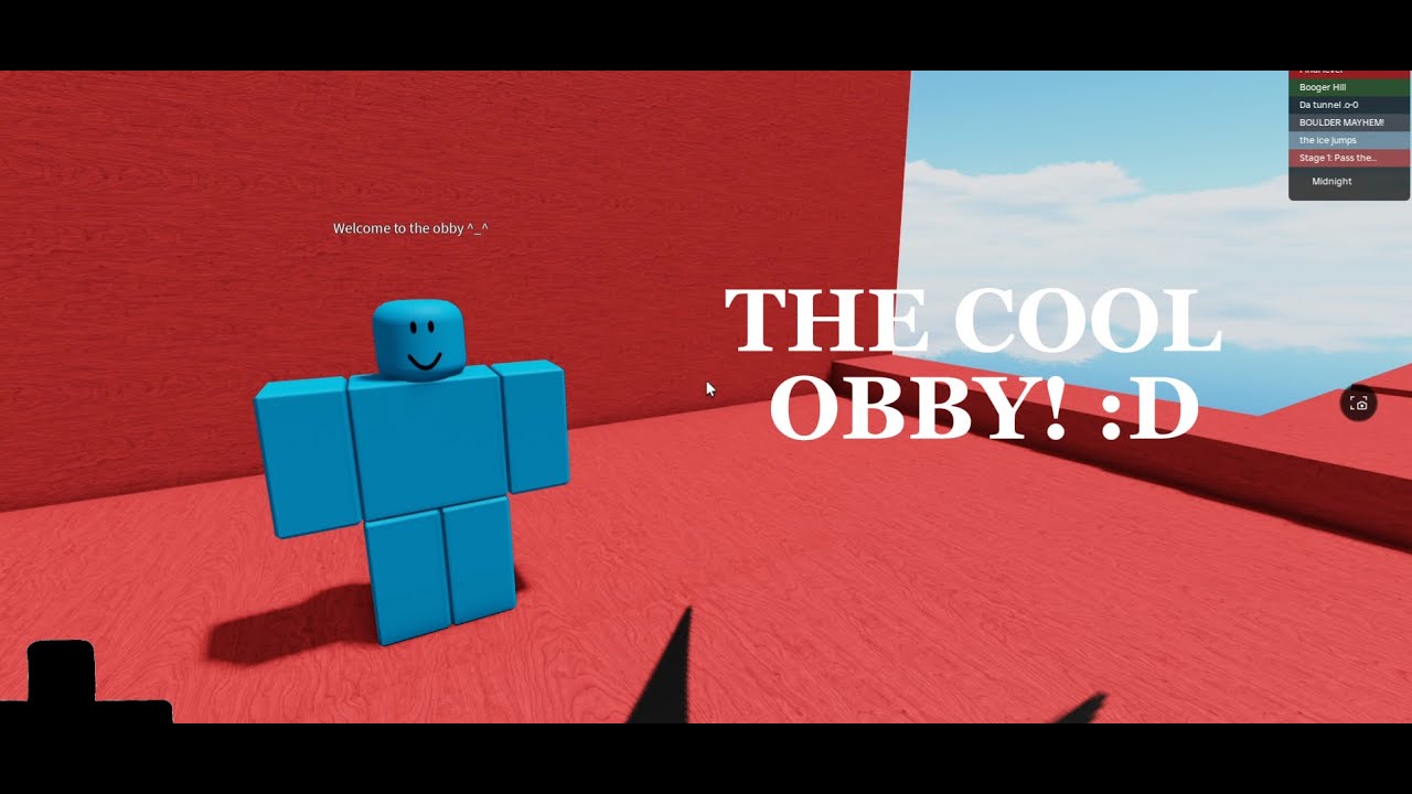 What An Innocent Obby! Nothing Should Go Wrong! The cool obby! :D ...