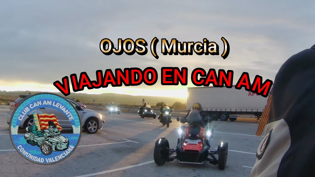 VIAJANDO EN CAN AM SPYDER RT # 318 OJOS ( Murcia ) - YouTube