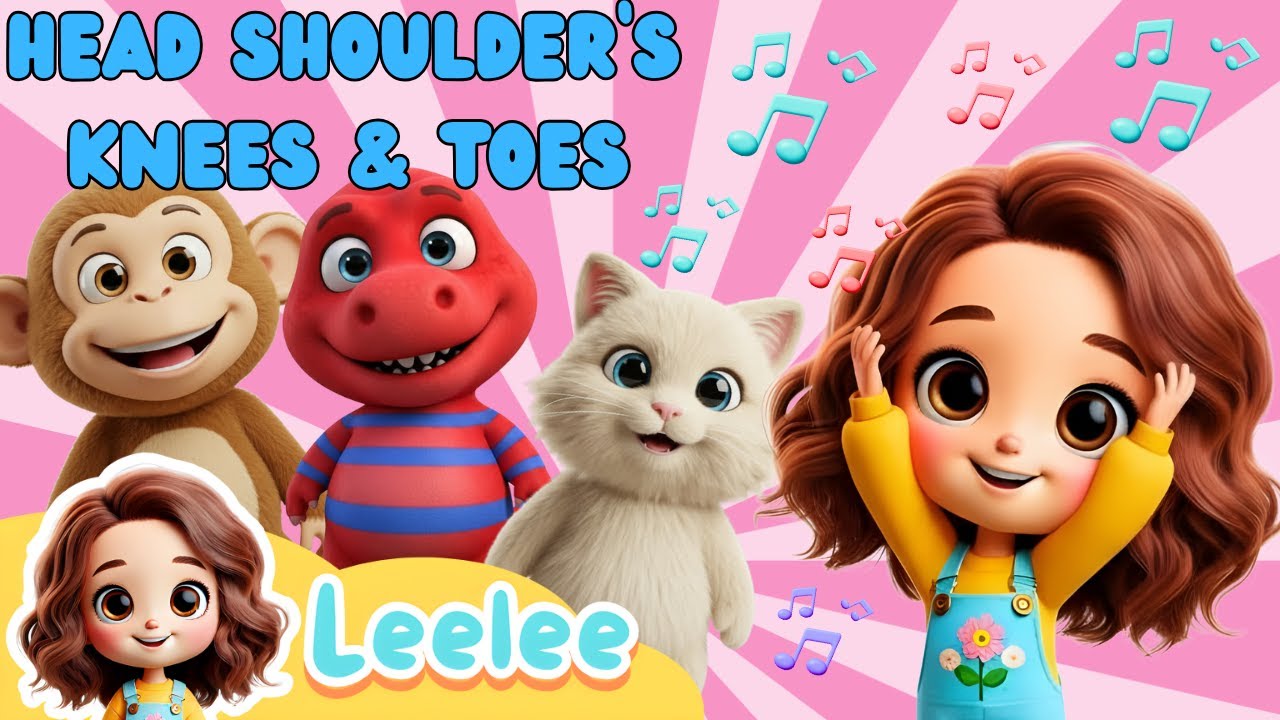 DANCE ALONG - Fun New song for kids | Head shoulders knee's and toes ...