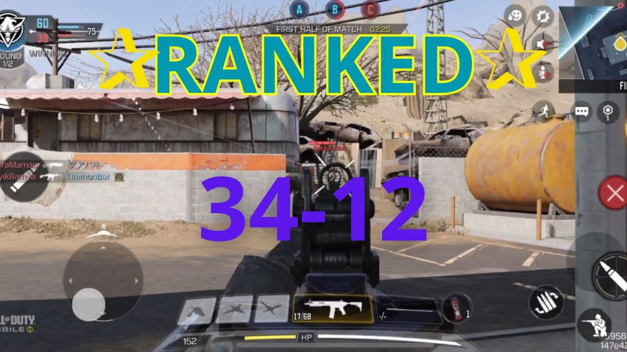 CODM: RANKED 34-12 Crazy ending! - YouTube