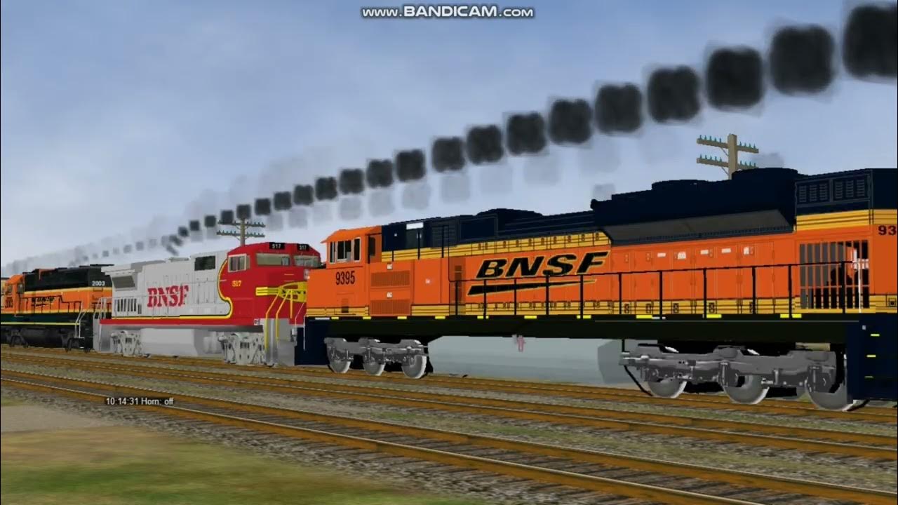MSTS/Open Rails: BNSF Pet Food Train. - YouTube