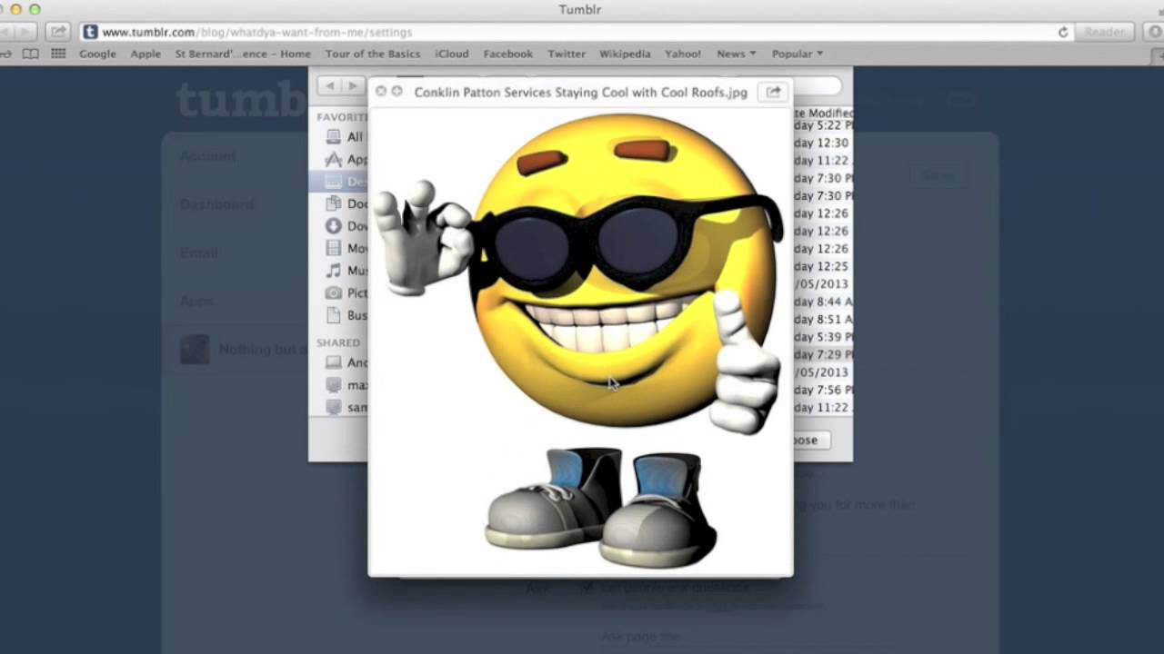How to change your avatar on Tumblr - YouTube
