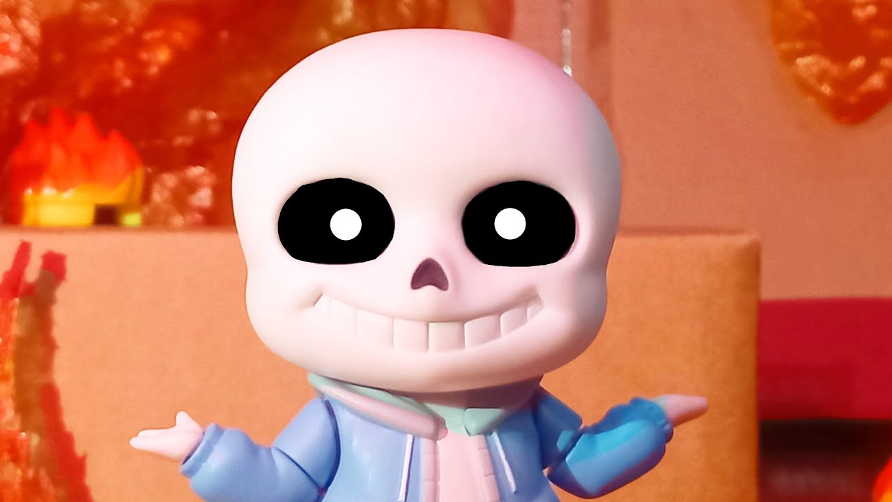 Sans Burns The Water Undertale Stop-Motion - YouTube