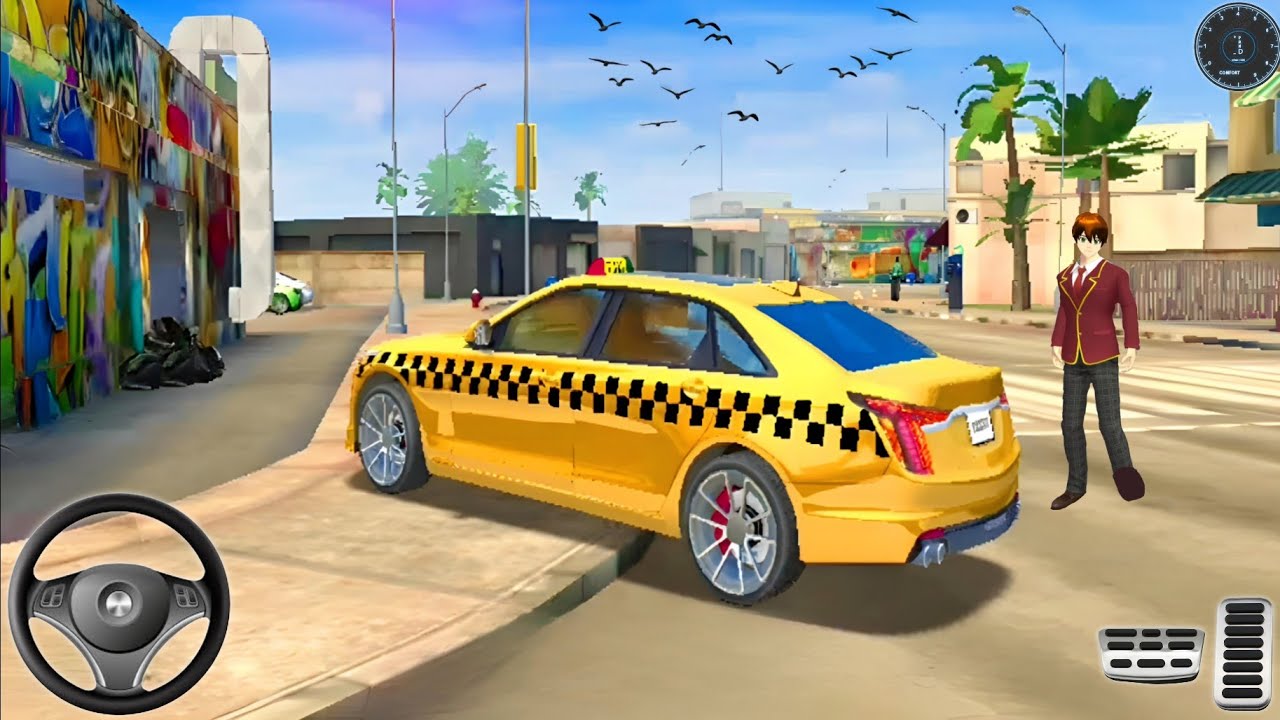 City Uber Car Taxi Driving Sim - Ultimate Taxi Driver 3D #cargame # ...