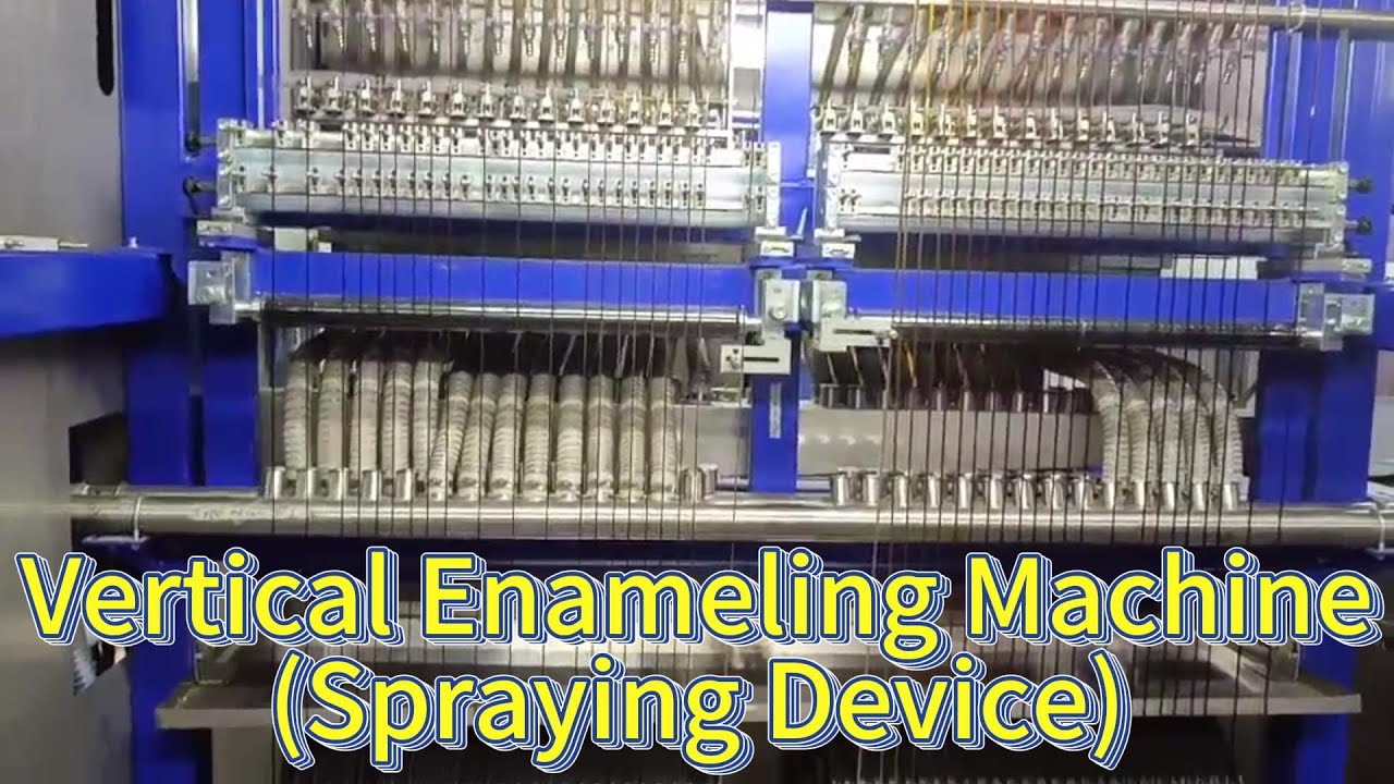 Vertical Enameling Machine (Spraying Device) - YouTube