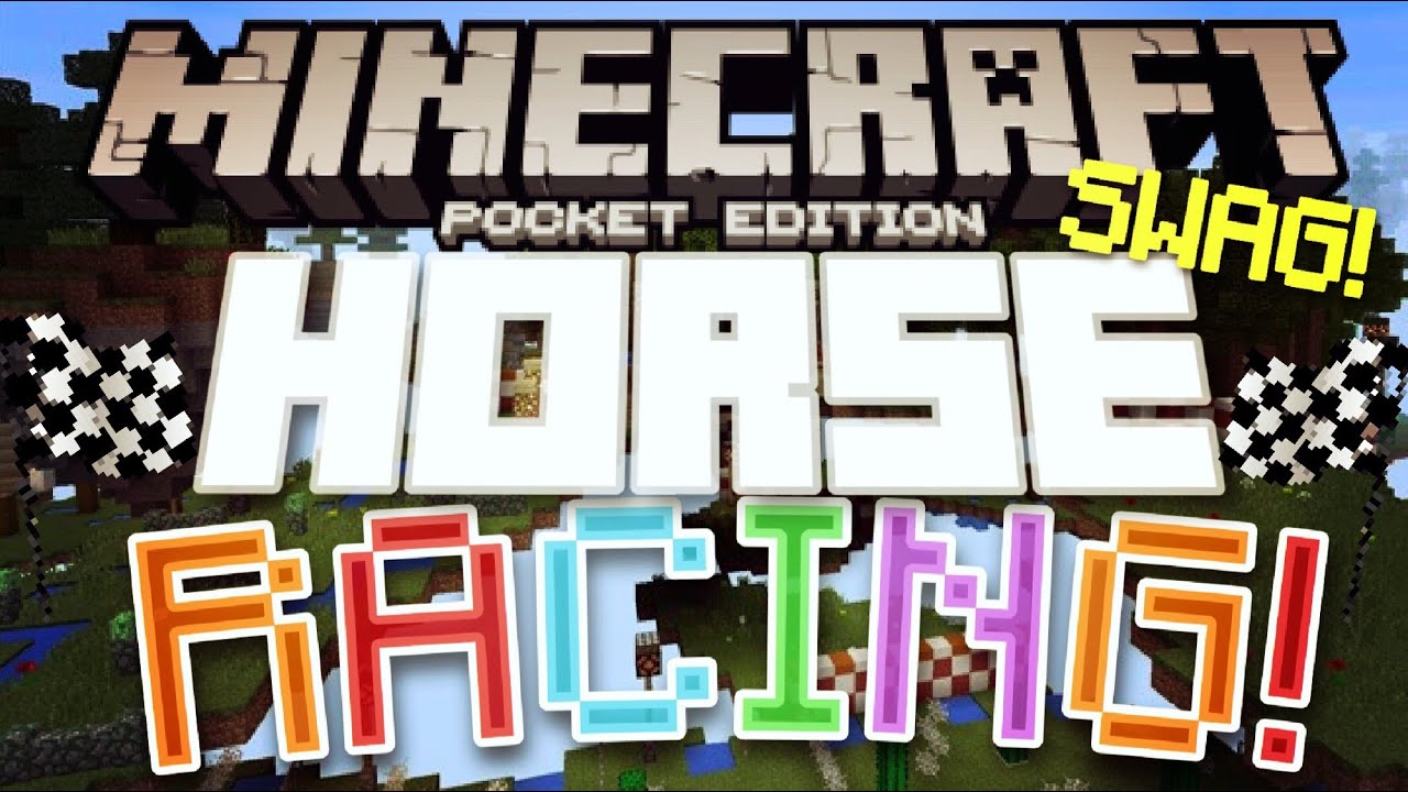 Minecraft PE - HORSE RACING // Ft. MCPEMike and Annyske007! [MCPE 0.15. ...