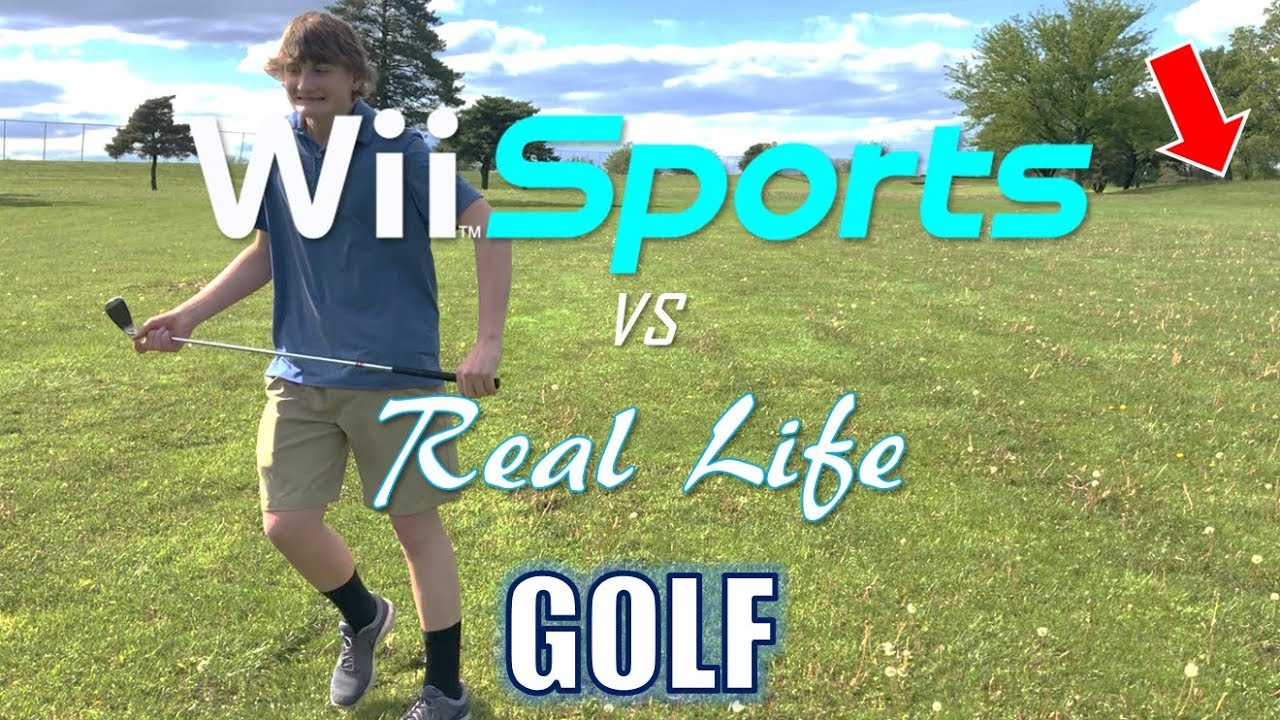 Wii Sports vs. Real Life Challenge: Golf Edition | LMK Sports - YouTube