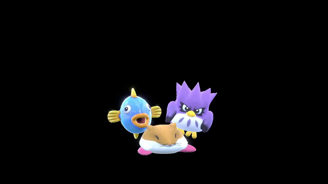 Kirby Star Allies - Rick, Kine and Coo entrance - YouTube