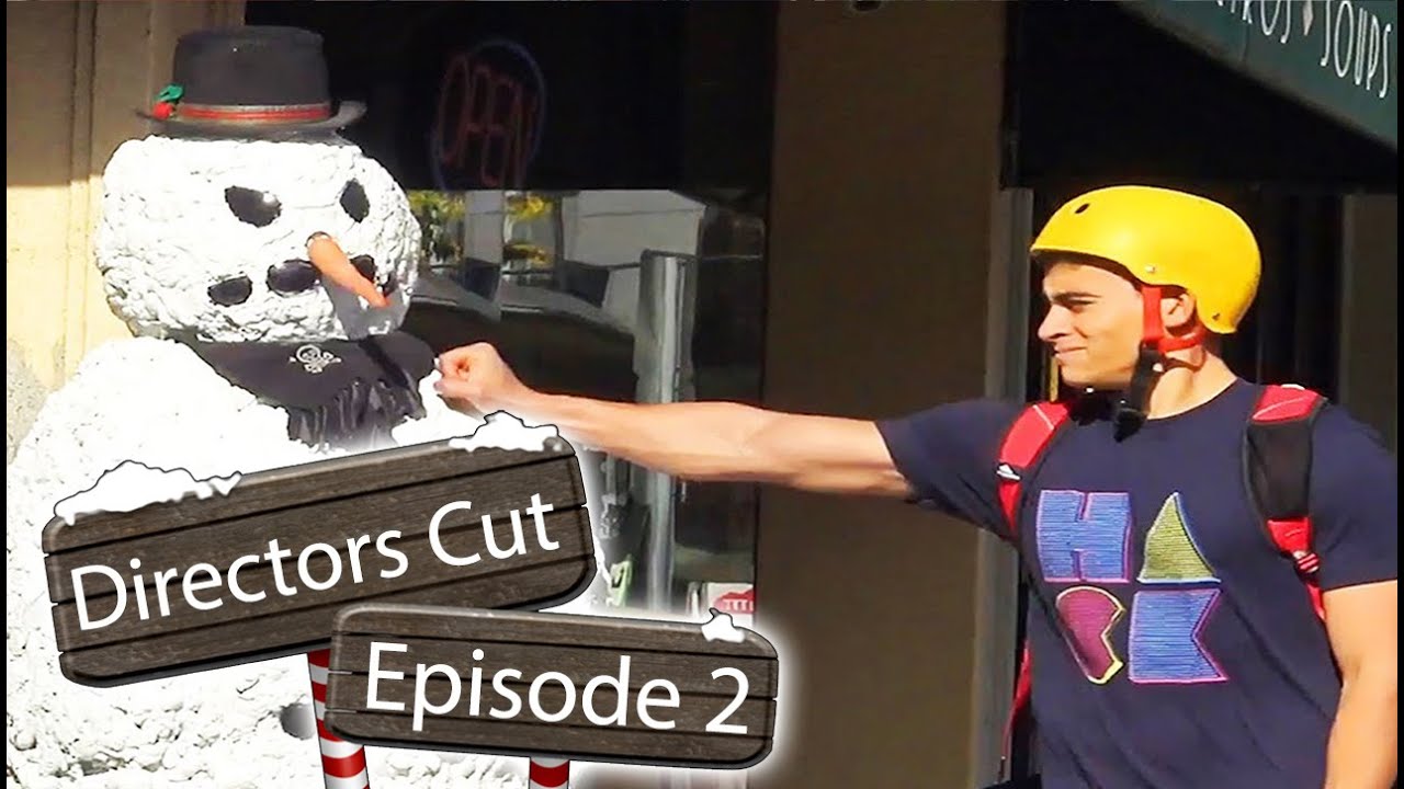 Scary Snowman Prank - Fight Or Flight Bloopers Reel - YouTube