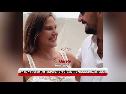 Alina Boz, anne oluyor... Alina Boz- Umut Evirgen çifti kız bebek beklediklerini açıkladı.