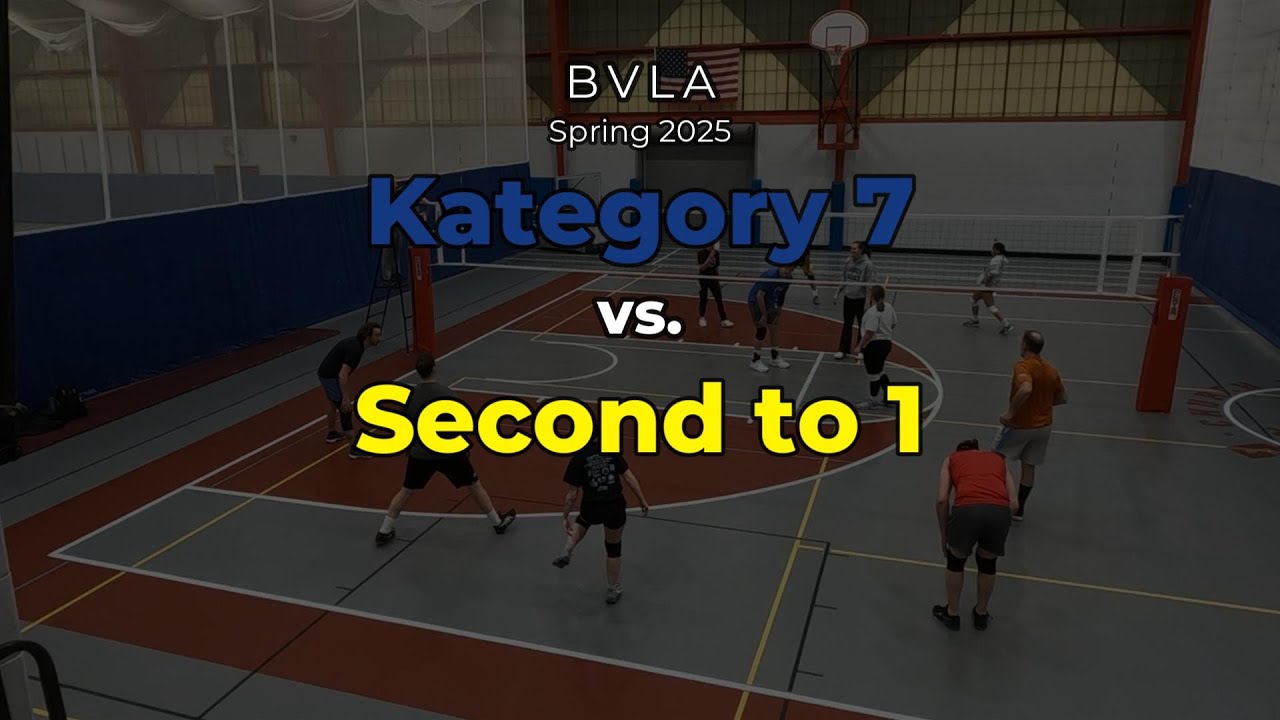 BVLA - Spring 25 - 2/11 - Kategory 7 vs. Second to 1 - YouTube