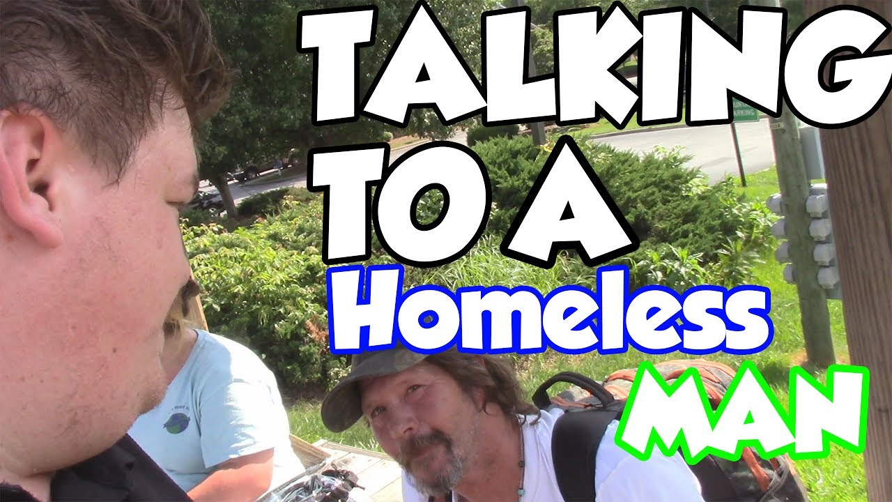 DAY VLOG TALKING TO A HOMELESS MAN! - YouTube