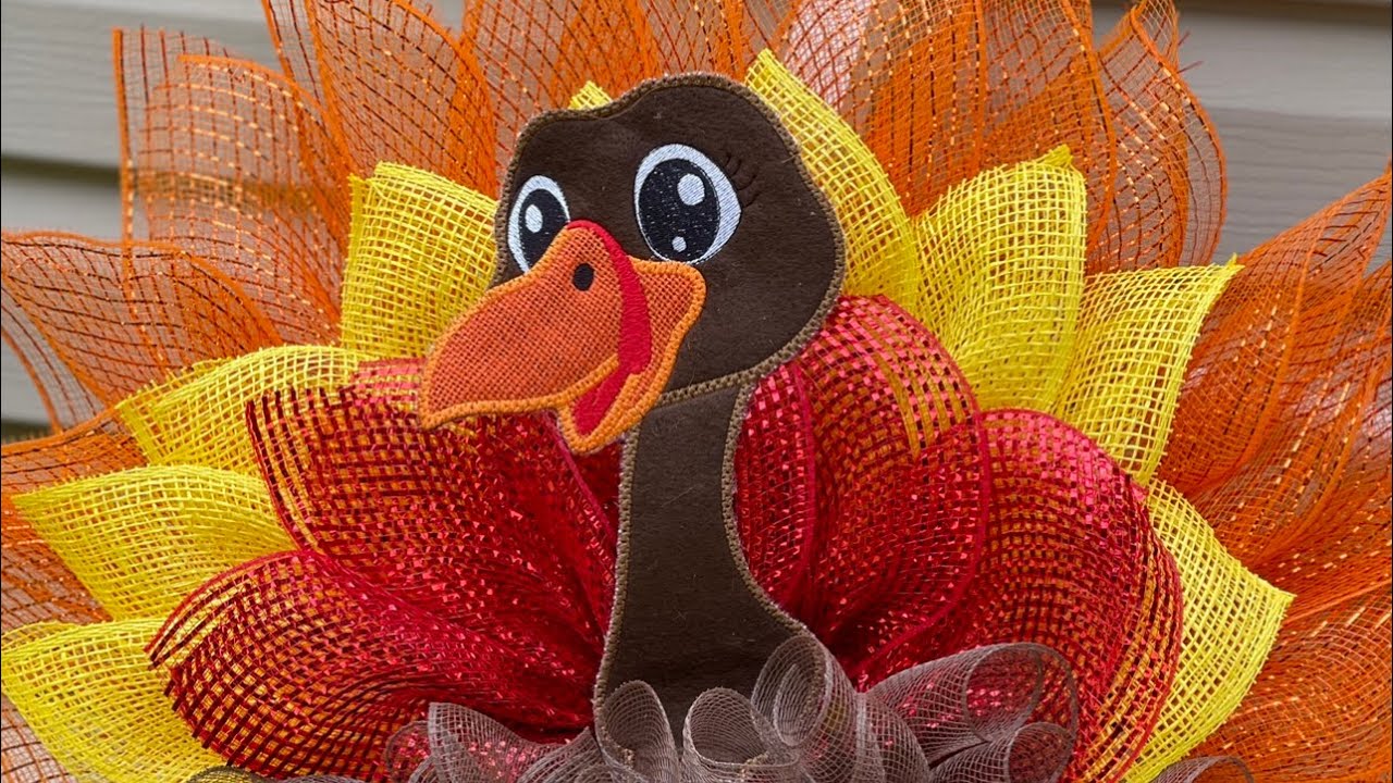 Turkey Wreath Tutorial - YouTube