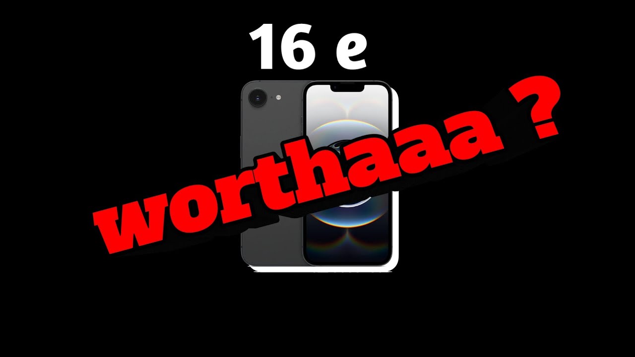 I phone 16 e worthaaa? | This is not my normal video please watch next ...