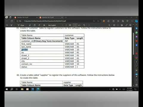 Data Base Task 12 Create a Database Using MySQL Workbench | 1st Year | Java Institute - YouTube
