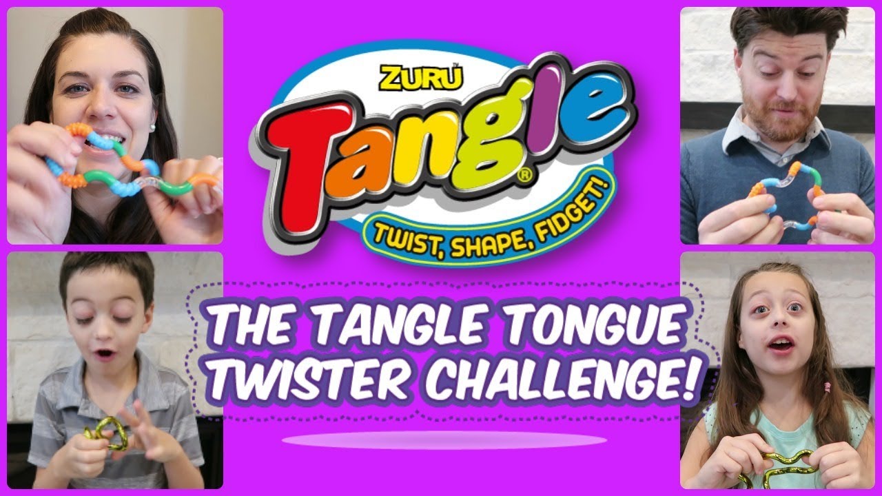 Tangle Tongue Twister Challenge!! #TangleTwisted - YouTube