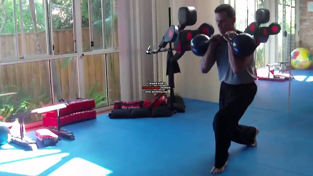 Lunge to front kick - YouTube