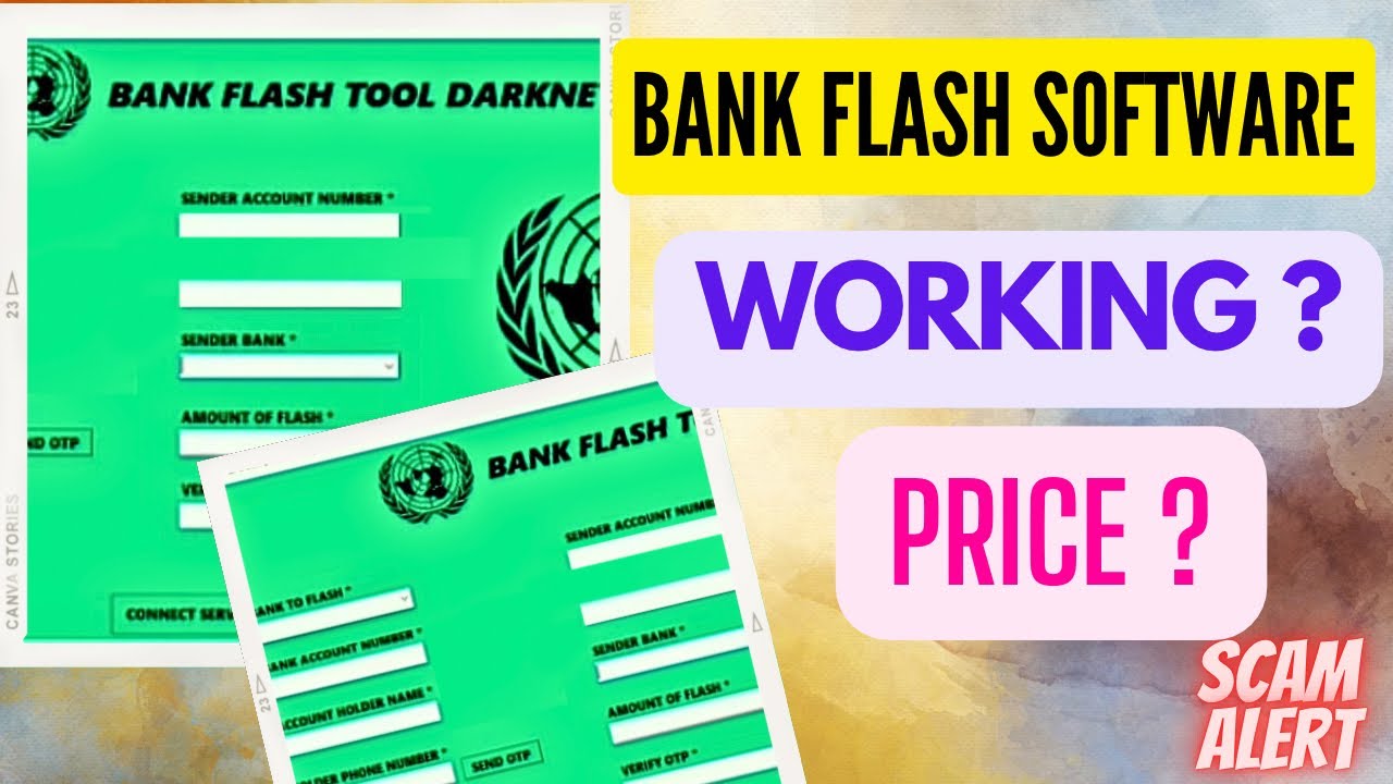 BANK Flash Software Latest | Bank Flasher 2024 | Bank Flash Scam Alert ...