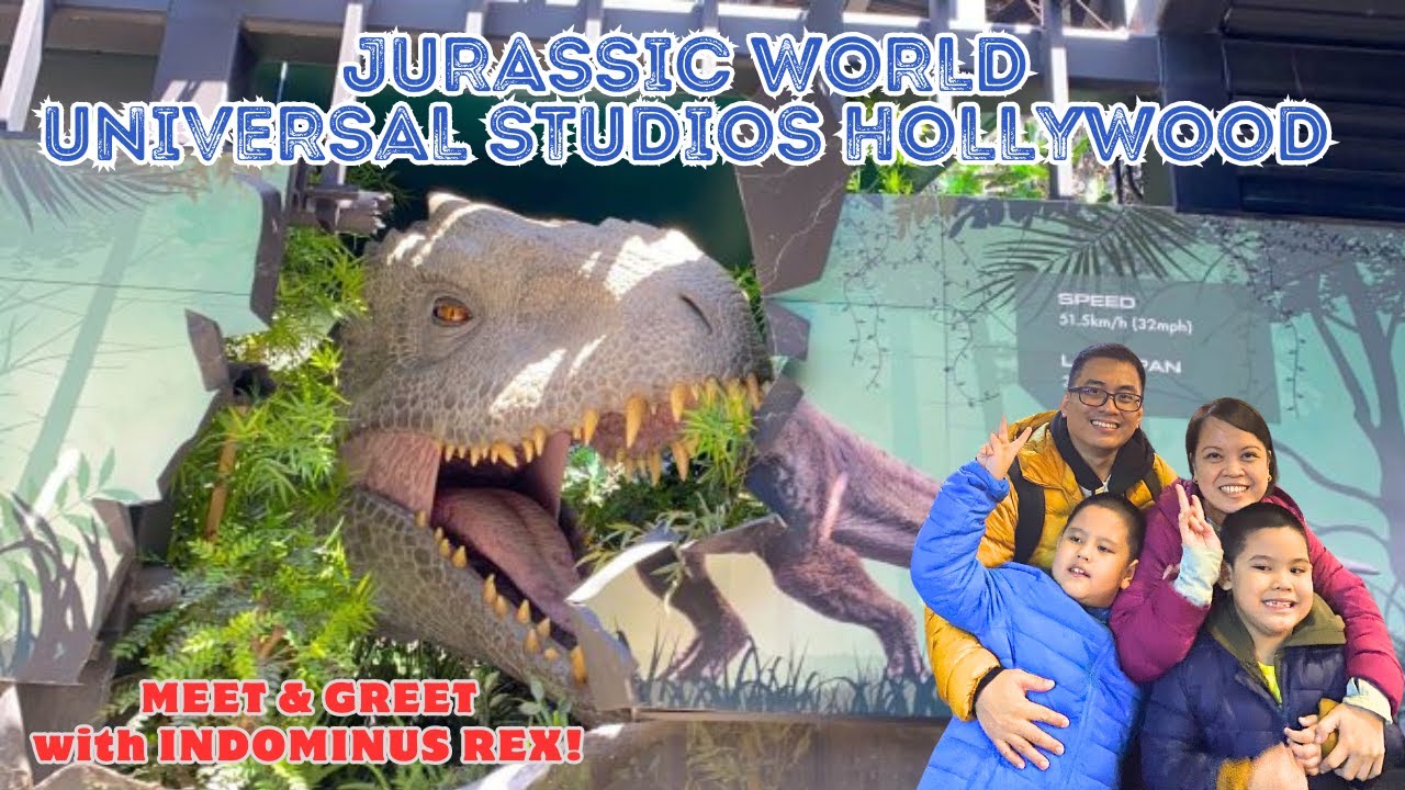 JURASSIC WORLD UNIVERSAL STUDIOS HOLLYWOOD IN REAL LIFE! LEXXON ...