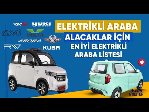 Elektrikli Araba Alacaklar İçin 2024'ün En İyi Modelleri!