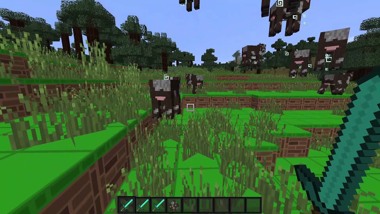 Magic Swords | Minecraft One Command - YouTube