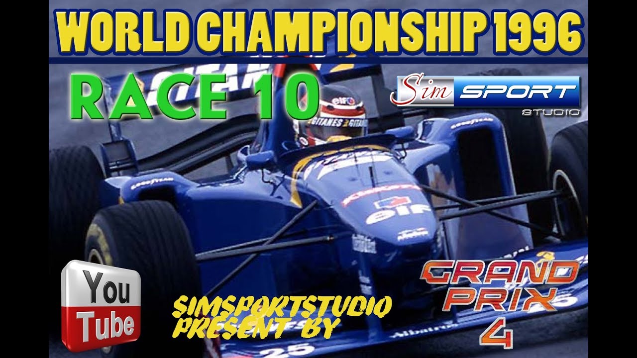 Grand Prix 4. Mod 1996. Race 10. Great Britian. Qualify and Race. - YouTube