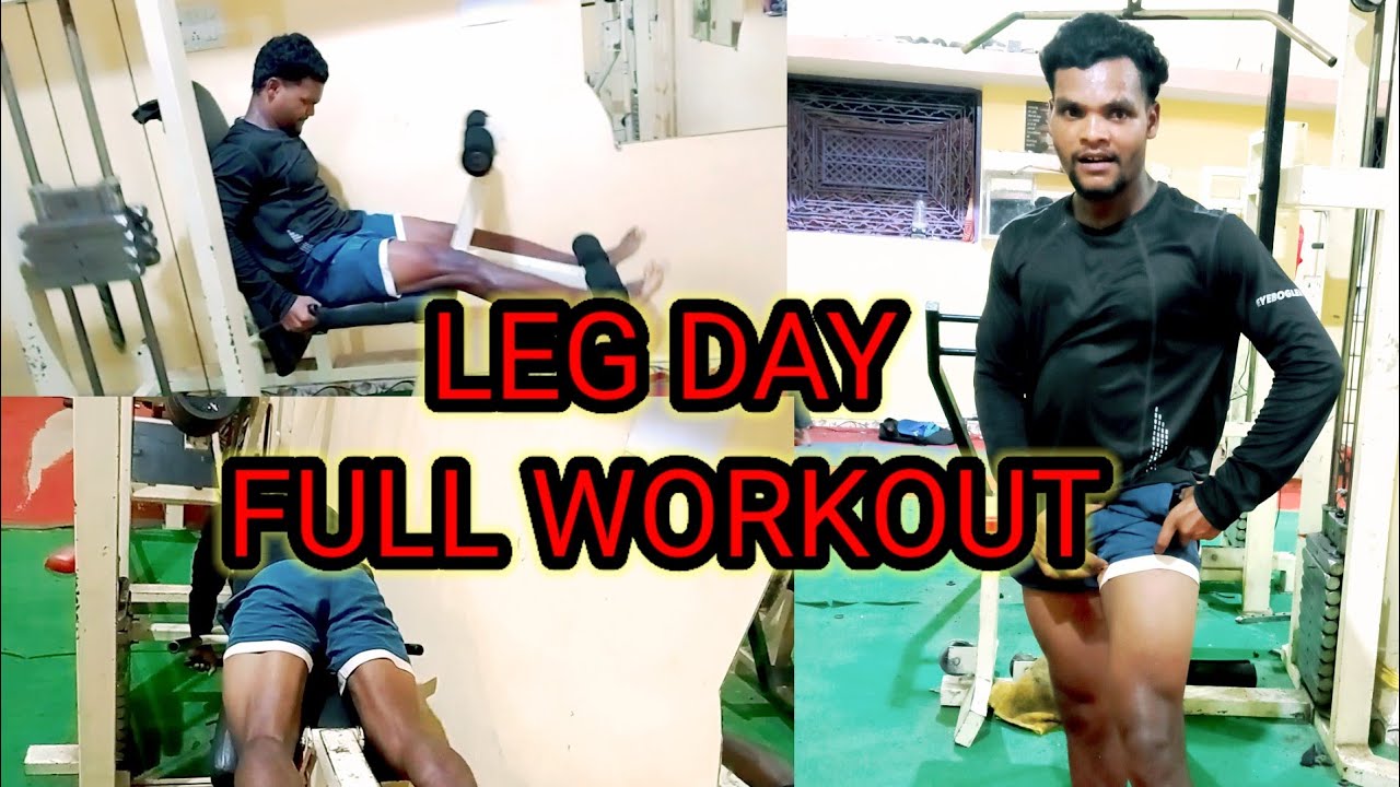 Leg Day Full Workout Vivekofficial Fit Vlog Viral Youtube