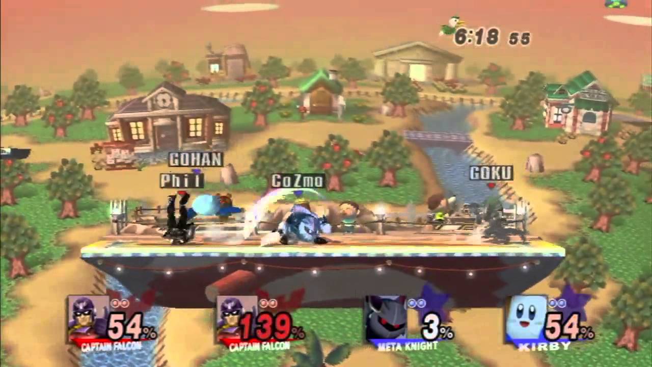 Super Smash Bros Brawl [TF] Captain Comeback 2v2 Team Attack On - YouTube