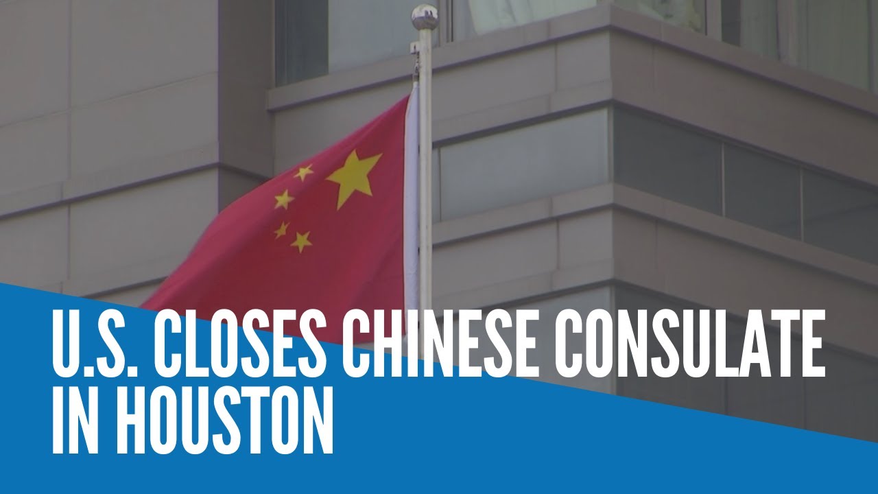 US closes Chinese consulate in Houston - YouTube