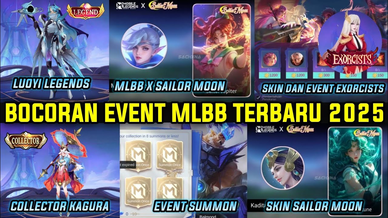 BOCORAN EVENT MLBB X SAILOR MON, EVENT EXORCISTS NATALIA, SKIN LEGEND ...