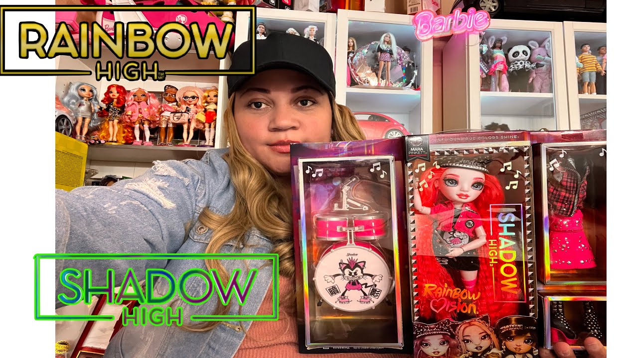 Unboxing and Review Mara Pink Neon Shadow high /Rainbow high dolls😍🔥 ...