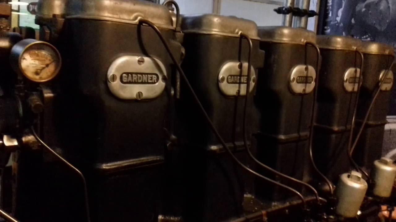 Gardener 5L3 diesel engine - YouTube