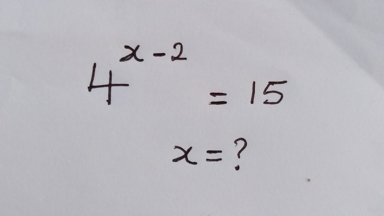 Interesting exponential equation | Can you solve ? - YouTube