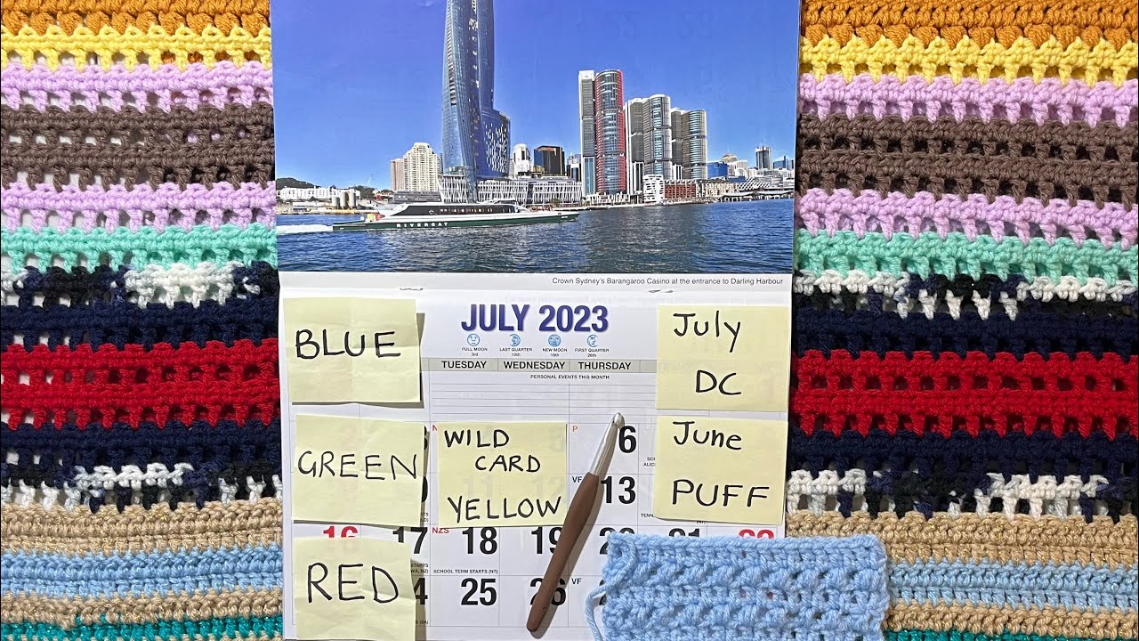 CAL 2023 - July colours revealed! 🥰🧶🤩 - YouTube