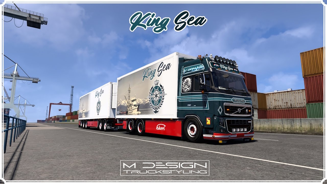 #shortvideo | ETS2 MOD |VOLVO FH16 by JHONNY + OPEN PIPE + M DESIGN ...