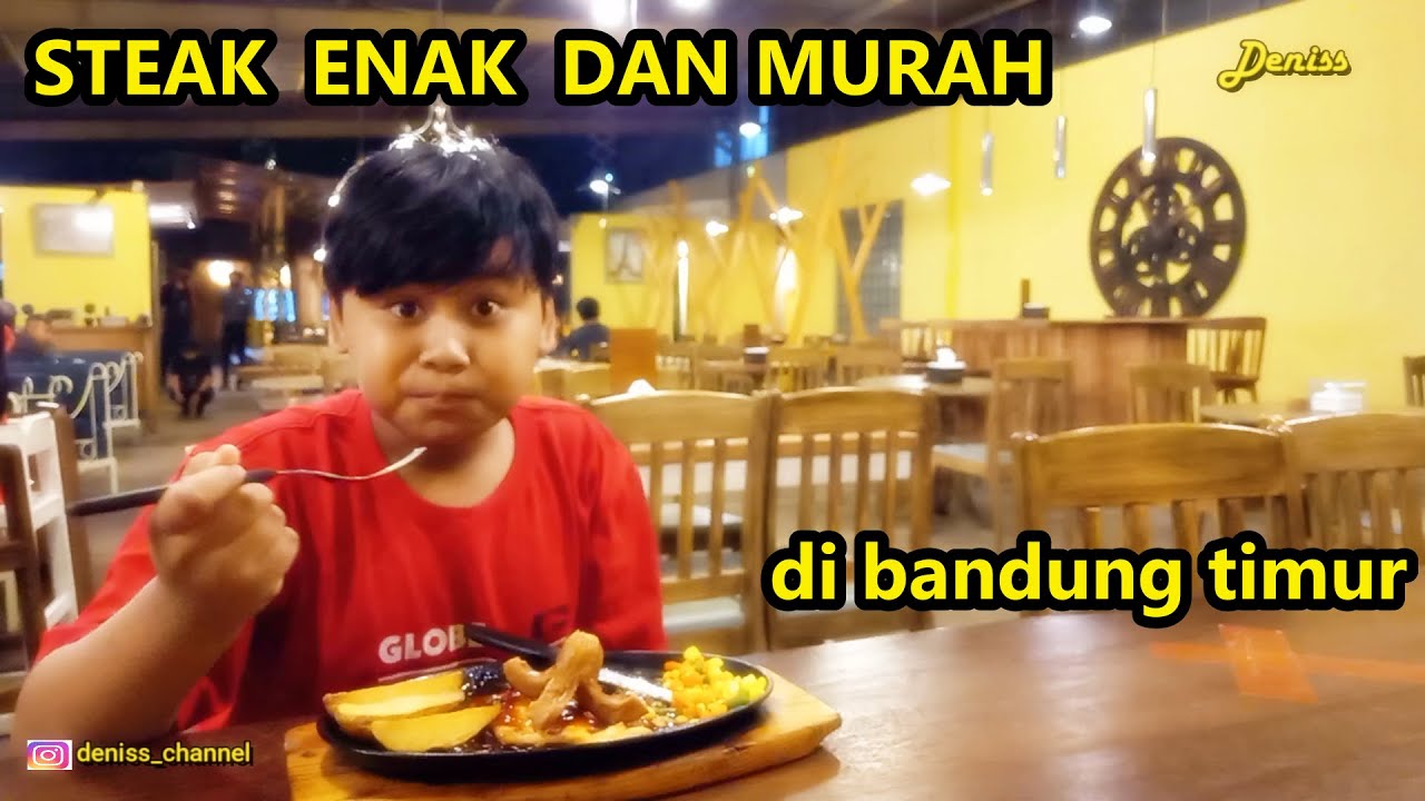 STEAK MURAH DAN ENAK DI BANDUNG | POJOK TILU TILU CAFE di Bandung Timur ...
