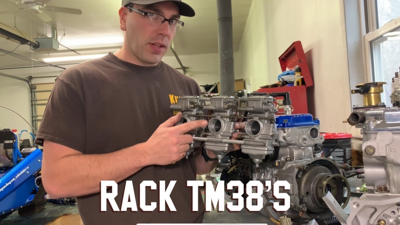 Polaris XLT/Triumph - Mikuni TM38 Rack Carbs - YouTube