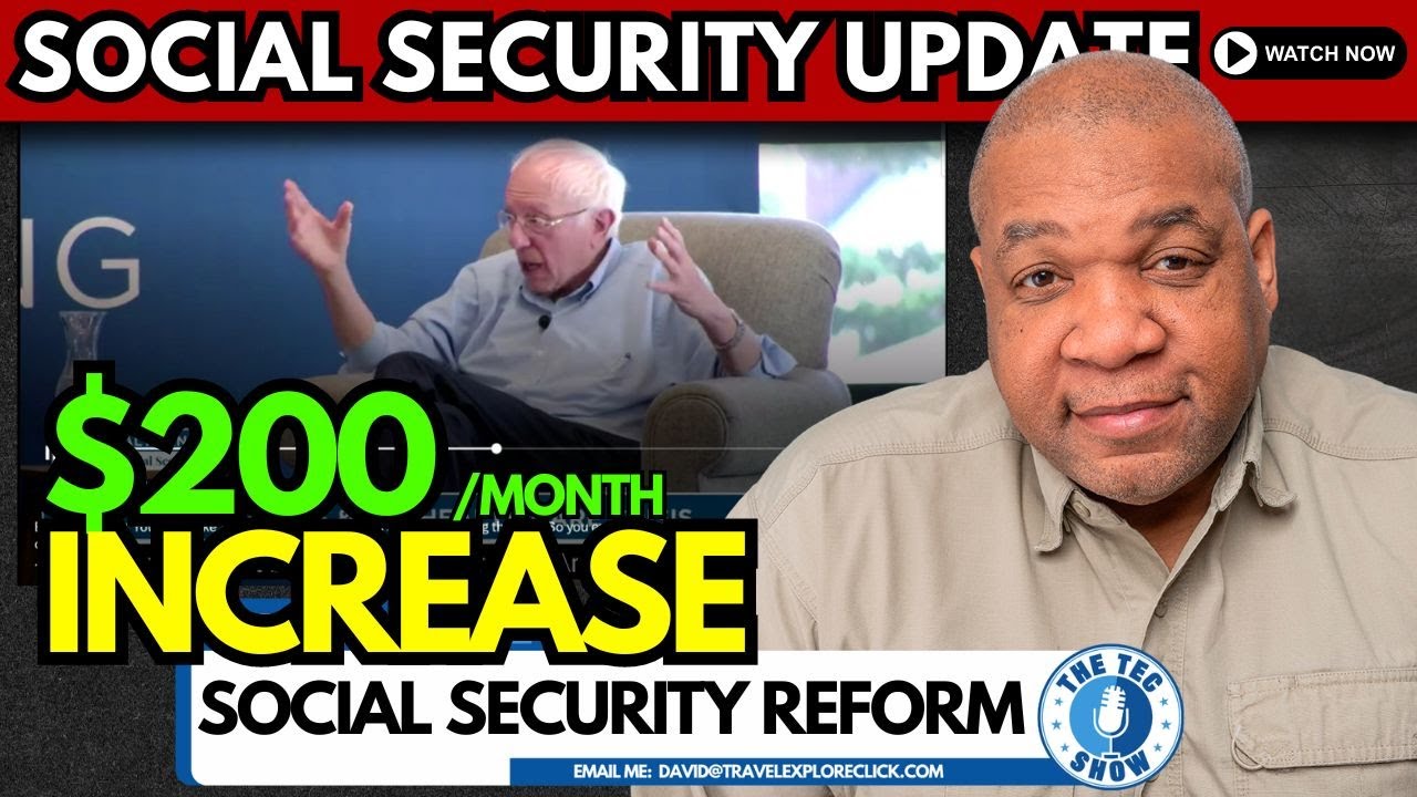 Bernie Sanders Pushes $2,400 Social Security Boost! - YouTube