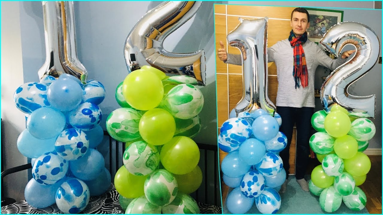 Children safe Balloon Tower | How To Make Simple Balloon Column ...