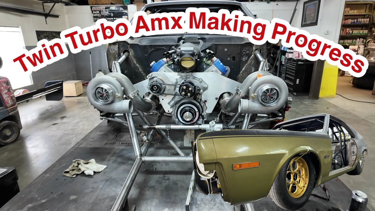 Twin Turbo AMX Making Progress - YouTube