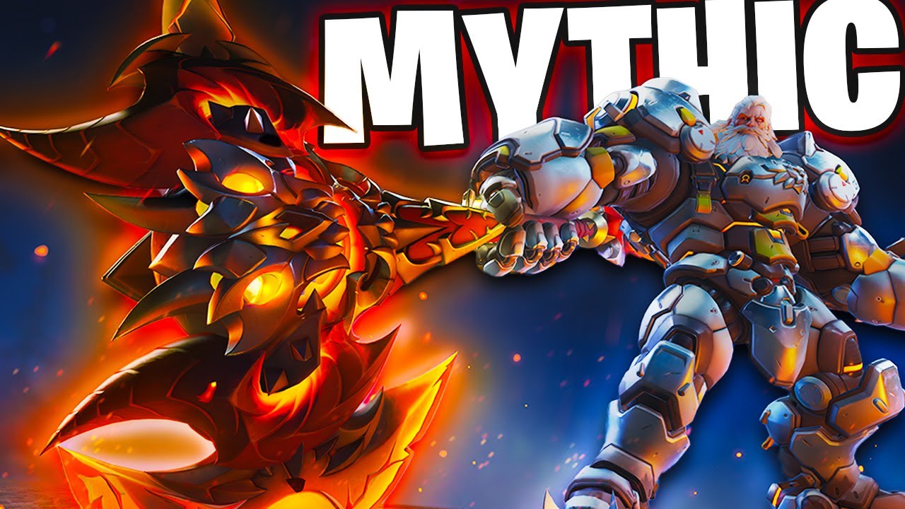 Sending enemies up in flames with the new Reinhardt Mythic 🔫 - YouTube