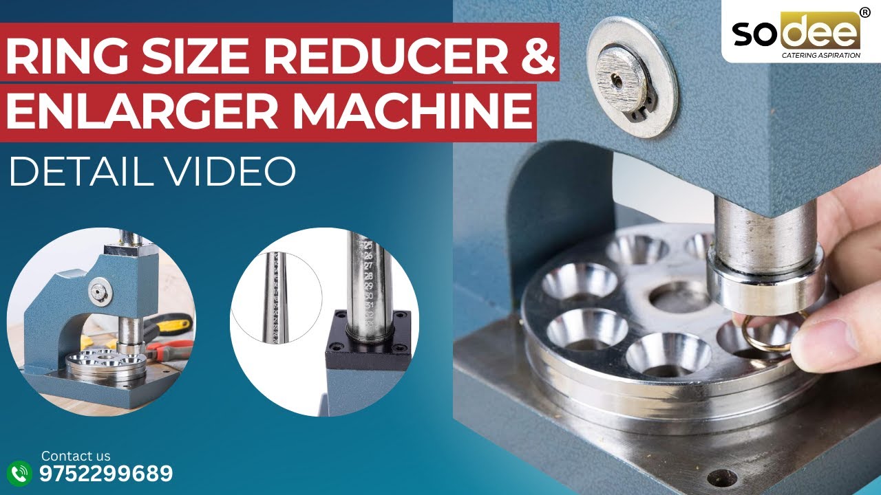 Ring Size Reducer - SODEE Jewelry Tools - YouTube