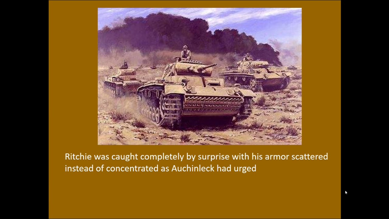 Battle of Gazala, 1942 THE ART OF BATTLE - YouTube