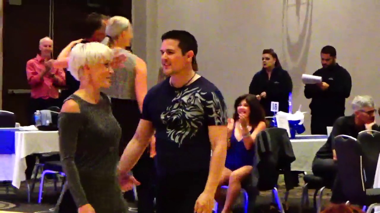 T.O.S.H.C. Hustle Intermediate Pro Am 2nd place - YouTube