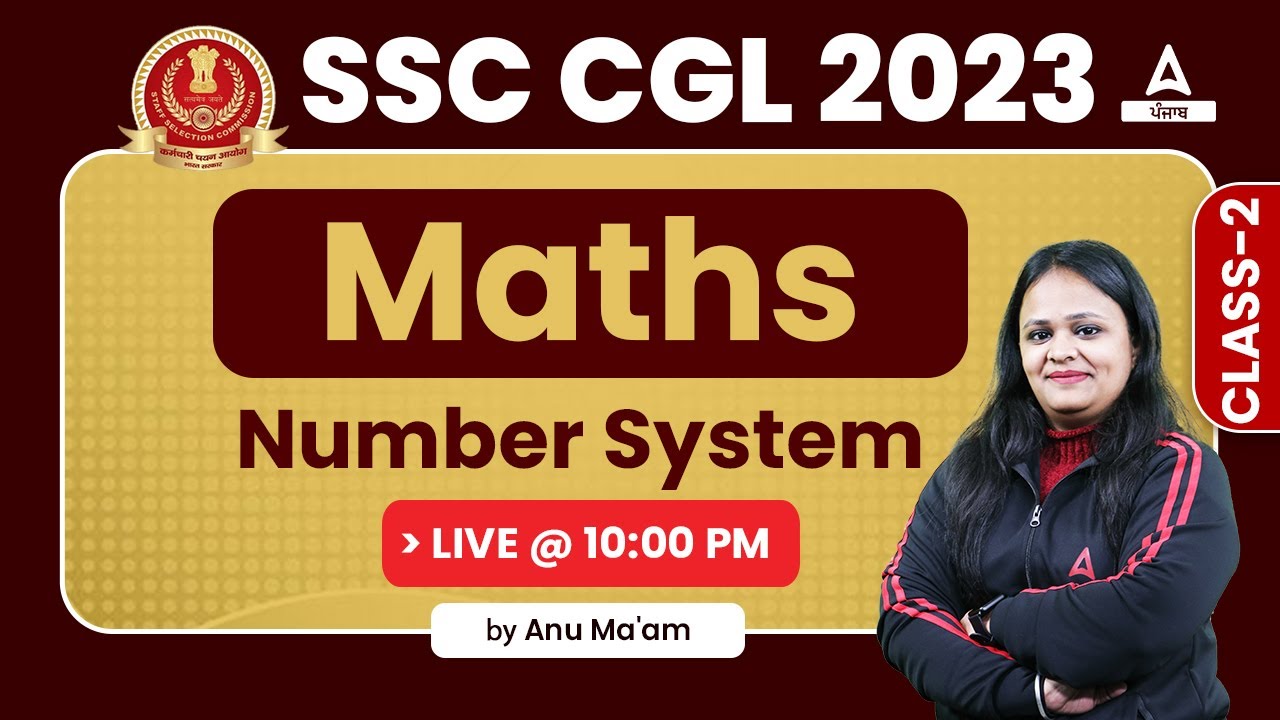 SSC CGL 2023 | SSC CGL Maths Classes | Number System #2 | By Anu Ma'am ...