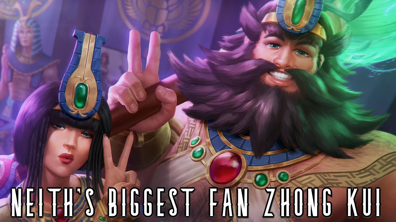 SMITE: Skin Showcase - Neith’s Biggest Fan Zhong Kui - YouTube