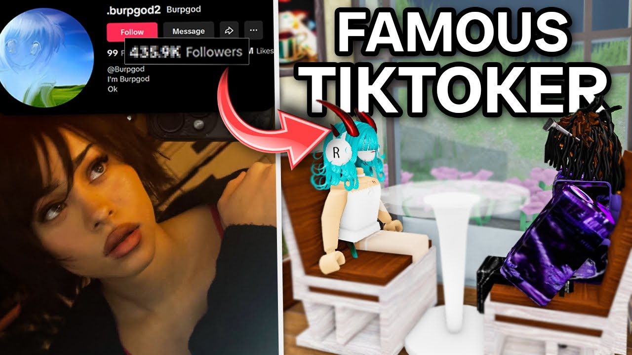 Playing Roblox With A Famous Tiktoker (Burpgod) - YouTube