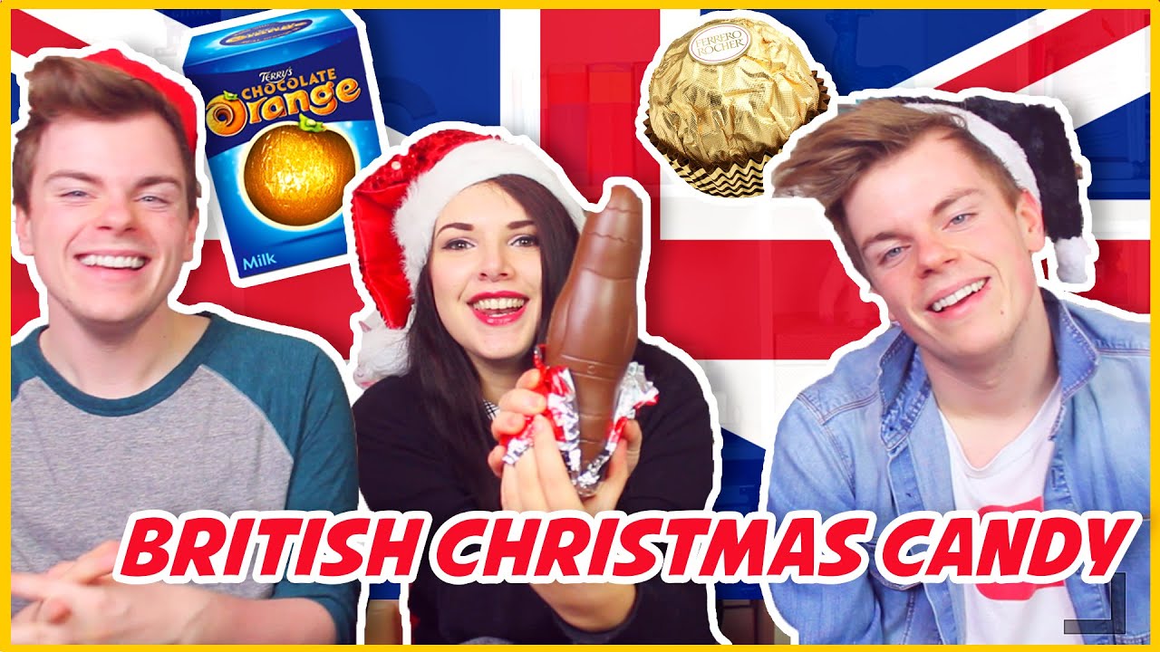 BRITISH CHRISTMAS CANDY ft. Cherry Wallis | NikiNSammy - YouTube